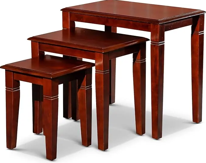 3-Piece Nesting Stools - First Class Furniture