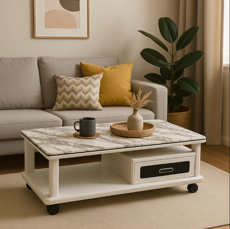 Marble Coffee Table - First Class Furniture