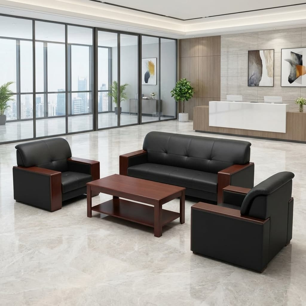 Executive Office Sofa Set - First Class Furniture