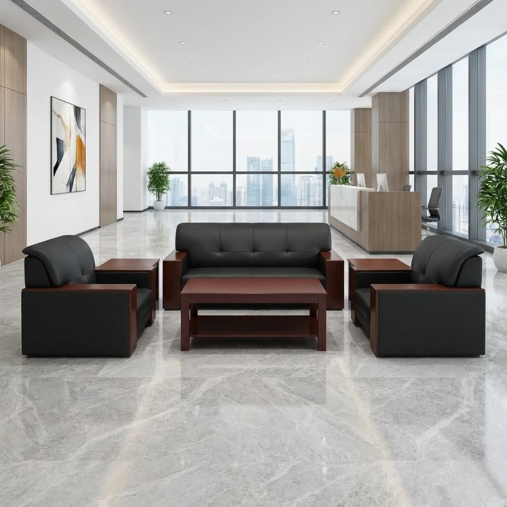 Executive Office Sofa Set - First Class Furniture